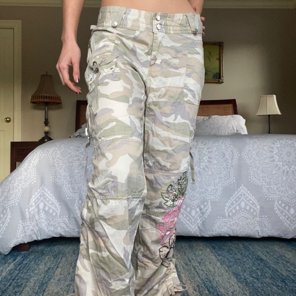 Pants & Jumpsuits | Early 200s Low Rise Camo Pants | Poshmark